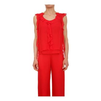 Blugirl Damen, Blusen & Hemden, Rot, SGr&ouml;&szlig;e