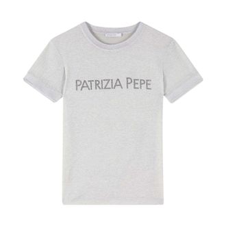Patrizia Pepe Eleganter wei&szlig;er Strickpullover - - Tops - Damen - Grau - M