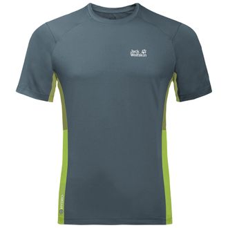 Jack Wolfskin Herren Narrows T M T-Shirt, Storm Grey, M