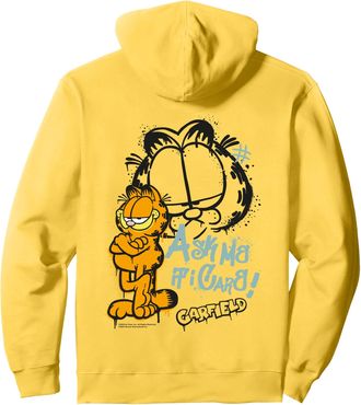 Garfield Vintage Ask Me If I Care Geschenke im Comic-Stil Pullover Hoodie