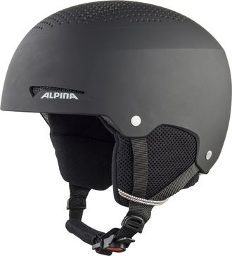 Alpina ZUPO - sicherer, stoßabsorbierender, belüfteter & schlagfester Skihelm für Kinder - Black matt - S (48-52 cm)