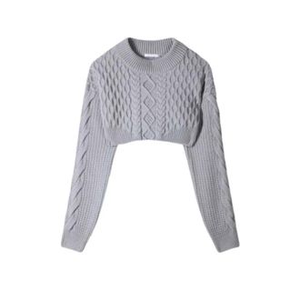 Patrizia Pepe Damen, Strickwaren, Grau, SGr&ouml;&szlig;e