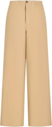 Jil Sander Homme, Pantalons, Beige, Taille: S Wide Pantalons