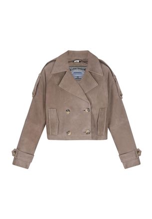 Dreimaster Dreimaster Jacke Frauen taupe grau