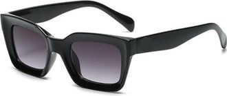 Generic Lunettes de soleil monture carr&eacute;e hommes et femmes conduite f&ecirc;te lunettes de soleil quotidiennes(Gray)