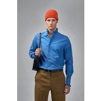 Valentino Cotton Poplin Shirt With Plastron And Ruffles