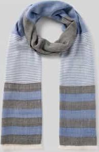 Christian Berg Schal aus Viskose mit Fransen