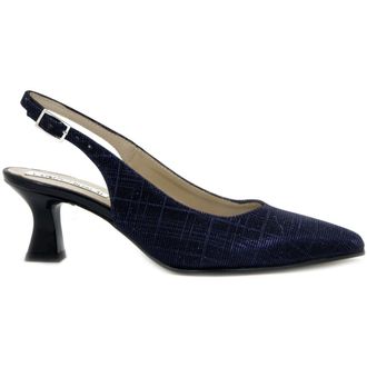 OSVALDO PERICOLI Escarpin Femme, Sling Back, Textile l&eacute;ger - PQ51G2