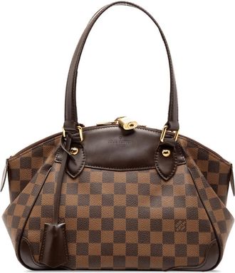 Louis Vuitton Hobo Bags - Damier Ebene Verona PM - Gr. unisize - in Braun - f&uuml;r Damen