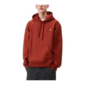 Carhartt Work in Progress Homme, Sweatshirts et sweats &agrave; capuche, Rouge, Taille: S SweaT-shirts &agrave; capuche