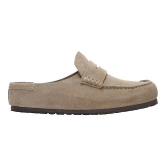 Birkenstock Mules Naples Wrapped Schmale Passform - - Shoes - Herren - Beige - 40 EU