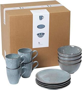 Broste Copenhagen Broste copenhagen Nordic Sea Breakfast Set for Four