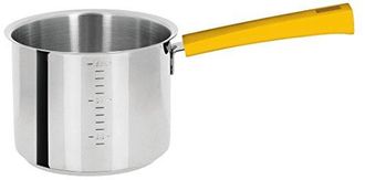 Cristel CHG14MJ - Stielkasserolle mit hoher Skala, Edelstahl, 14 cm - Kollektion Mutine