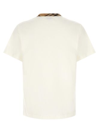 Burberry Mens Beige Cotton T-Shirt