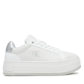 Calvin Klein Jeans Sneakers Calvin Klein Jeans Bold Flatf Low Lace Mg YW0YW01766 Wei&szlig;