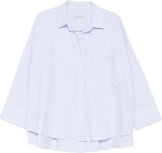 White Sand Femme, Blouses et Chemises, Bleu, Taille: 40 FR Chemise &agrave; rayures