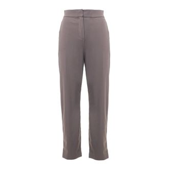Max Mara Femme, Pantalons, Brun, Taille: 36 FR Pantalon Droit Lipari
