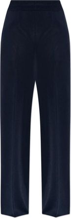 Lanvin Femme, Pantalons, Bleu, Taille: 36 FR Pantalon large en viscose
