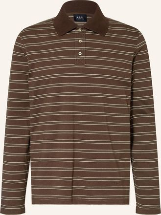 A.P.C. Rugbyshirt braun
