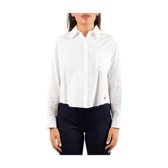 Max Mara Femme, Blouses et Chemises, Blanc, Taille: 40 FR Nuoro Cotton Oxford Shirt
