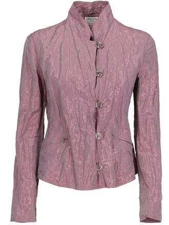 Giorgio Armani veste à effet métallisé - Violet