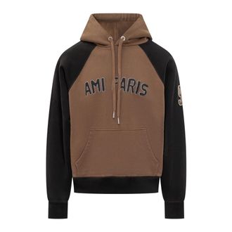Ami Two-Tone Hoodie - - Sweatshirts & Hoodies - Herren - Mehrfarbig - S
