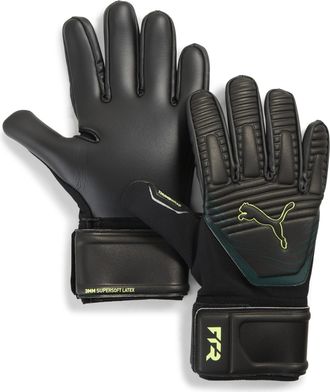 Puma Unisex Future Match NC Fußball Torwarthandschuhe 4, Black Green Terrain Fizzy Light Yellow