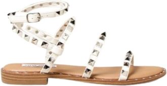 Steve Madden Femme, Chaussures, Blanc, Taille: 38 1/2 EU Sandales Steve Madden Blanches