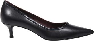 Tory Burch Femme, Chaussures, Noir, Taille: 36 1/2 EU Escarpins &agrave; Petit Talon et Double Boucle T