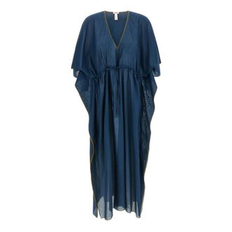 Eres Eres, Femme, Maillots de bain, Vert, Taille: ONE Size Voilier Kaftan Dress