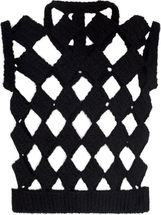 Rick Owens Knit Tank Top In Knit Sarutanya