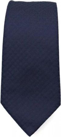 Emporio Armani Homme, Accessoires, Bleu, Taille: ONE Size Cravate en pure soie avec monogramme jacquard