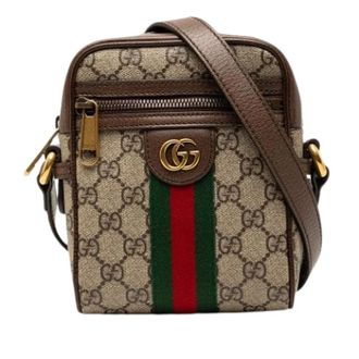 Gucci Sac bandouli&egrave;re Ophidia Pre-owned - Femme - Pre-owned - Brun - Taille: ONE Size