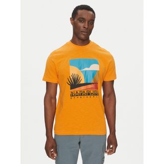 Napapijri T-Shirt S-Arbia NP0A4IE3 Orange Regular Fit