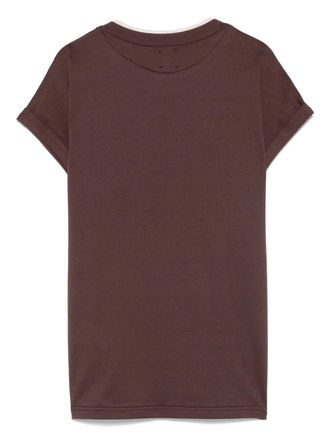 Eleventy Womens Crew-Neck Cotton T-Shirt Aw25 W