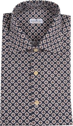 Sonrisa blouse à imprimé peau de serpent - Bleu