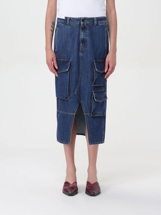 Pantaloni Torino Jupe PT TORINO Femme couleur Bleu