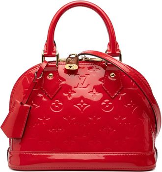 Louis Vuitton Hobo Bags - Monogram Vernis Alma BB - Gr. unisize - in Rot - f&uuml;r Damen