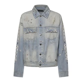 Amiri Homme, Vestes, Bleu, Taille: XL MA Trucker Jacket