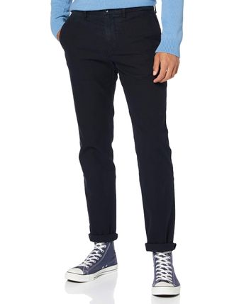 Tommy Hilfiger Herren Denton Honeycomb Structure Gmd Hose, Blau (Desert Sky), W32/L30