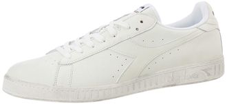 Diadora Herren Game L Low Waxed Gymnastikschuhe, Elfenbein (Bianco/bianco/bianco), 42.5 EU