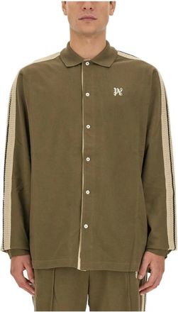 Palm Angels Homme, Chemises, Vert, Taille: M Casual Shirt