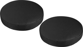 Milisten Abnehmbarer Hocker-Schutz, 2 Stück Barhocker-Kissen, PU-Leder, Hocker-Bezüge, rundes Kissen, abnehmbar, rutschfest, Ersatz-Heimbedarf, 30 cm Stretch-H
