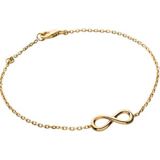 Brillaxis Bracelet plaqué or infini