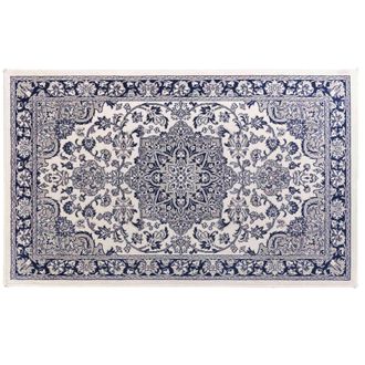 Douceur d'Int&eacute;rieur Cherine Teppich, rechteckig (68 x 110 cm), Blau, gewebte Viskose