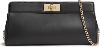 Tommy Hilfiger Clutch Modern Chain TH Monogram Clasp Clutch