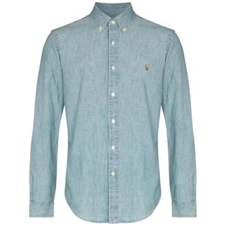 Polo Ralph Lauren Homme, Chemises, Bleu, Taille: 2XL Classic Fit Oxford Shirt