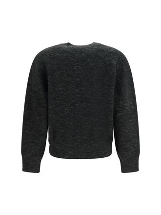 Isabel Marant Womens Atlee Cotton-Blend Sweater Black