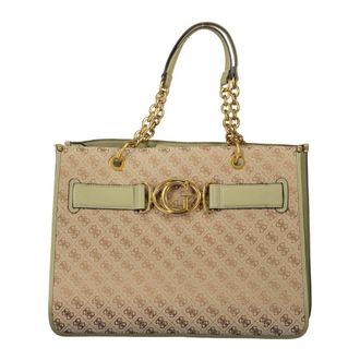 Guess Femme, Sacs, Vert, Taille: ONE Size Sac à bandoulière vert pour femme avec détails contrastés