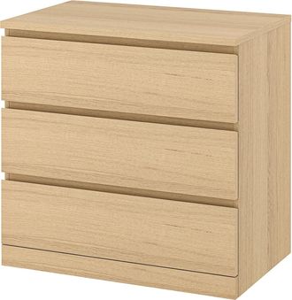 IKEA MALM Kommode mit 3 Schubladen
